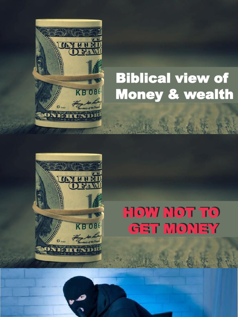 The Biblical View of Money - 3 | PDF