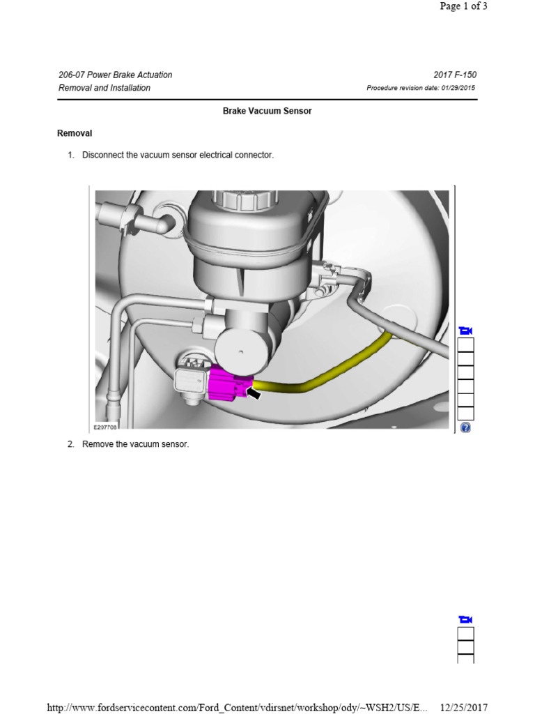 Brake Vacuum Sensor | PDF