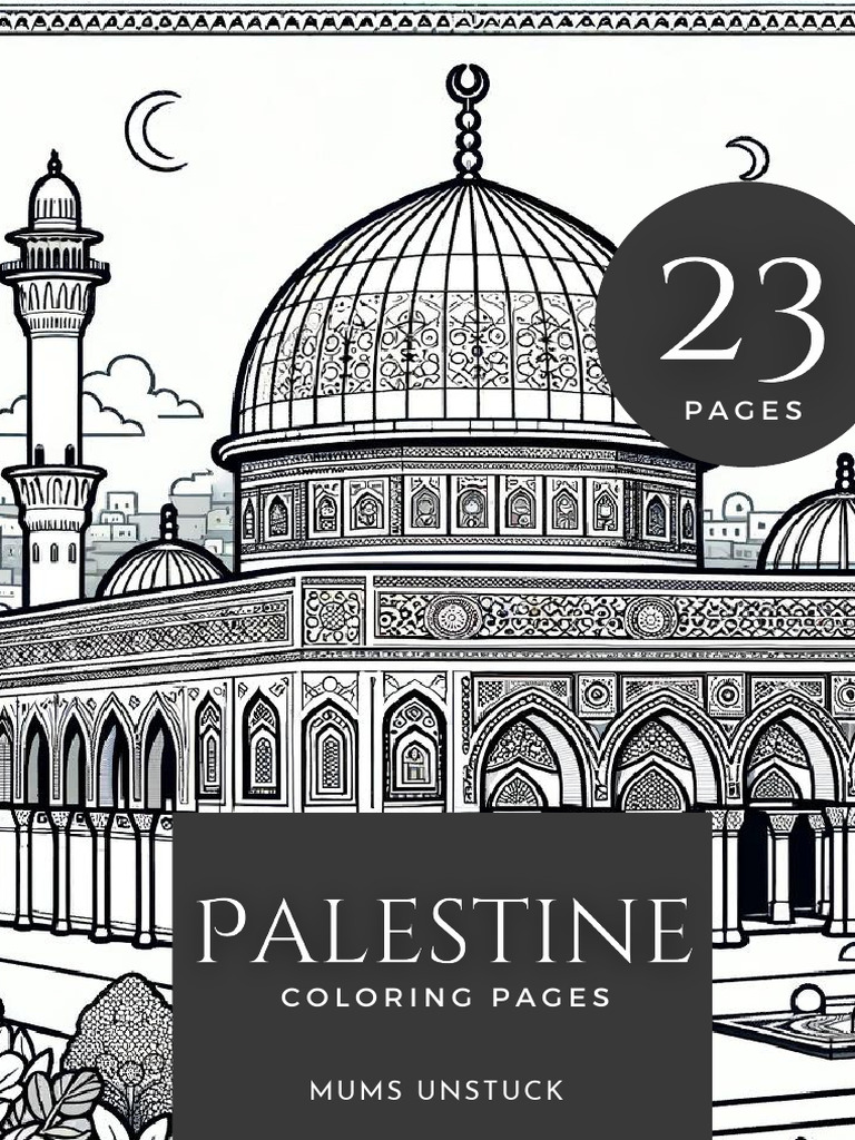 Free Palestine Coloring Pages for Kids | PDF