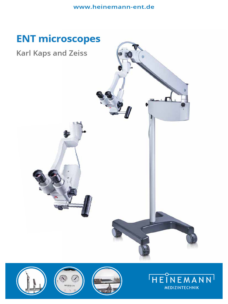 ENT Microscopes and Equipment Guide | PDF | Glass Engineering And ...