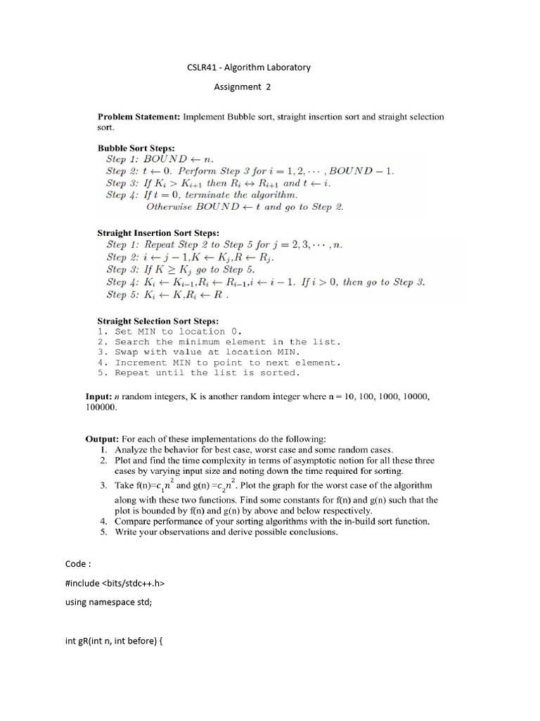Algo_2 | PDF | Software Engineering | Object Oriented Programming