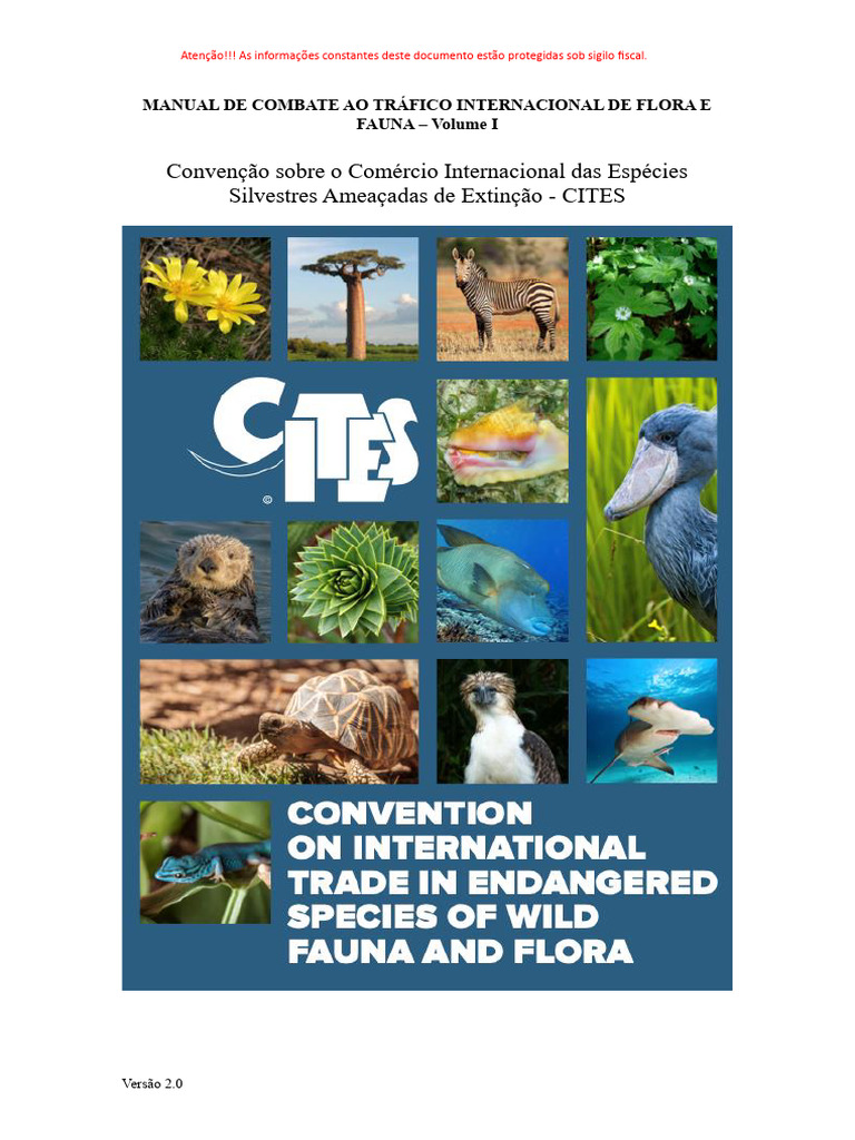 Manual de Combate Ao Trafico Internacional de Flora e Fauna - CITES Vol ...