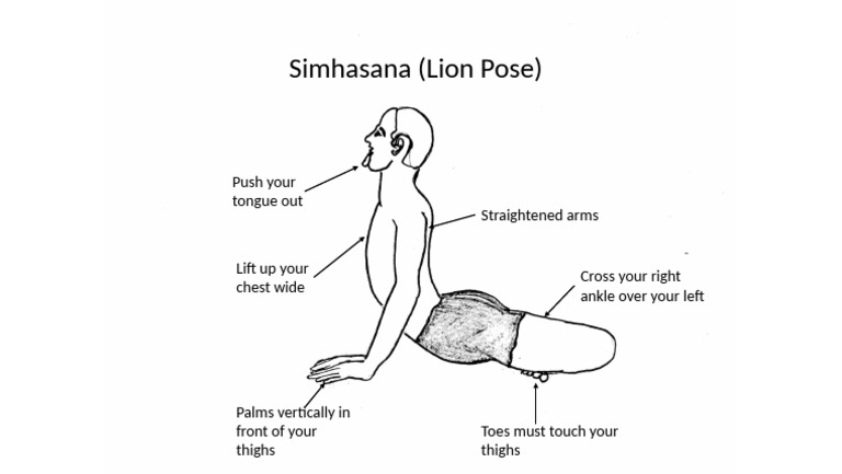 Simhasana: Step-by-Step Guide | PDF