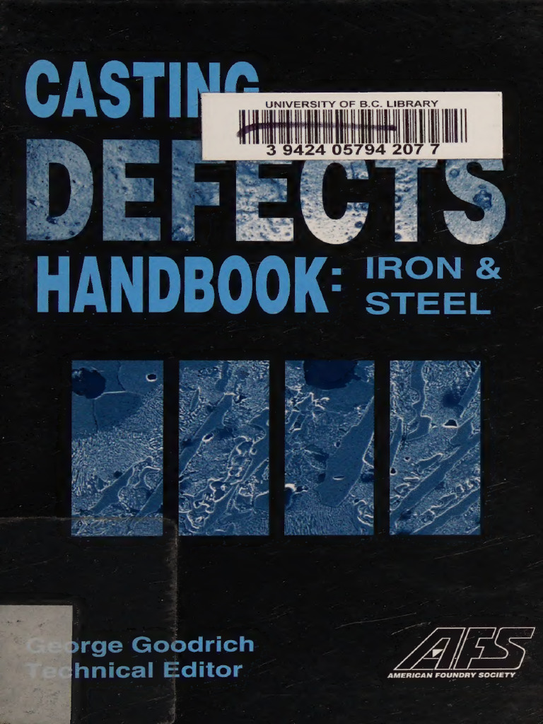 GOODRICH. G. M. Ed. Casting Defects Handbook Iron & Steel. | PDF ...