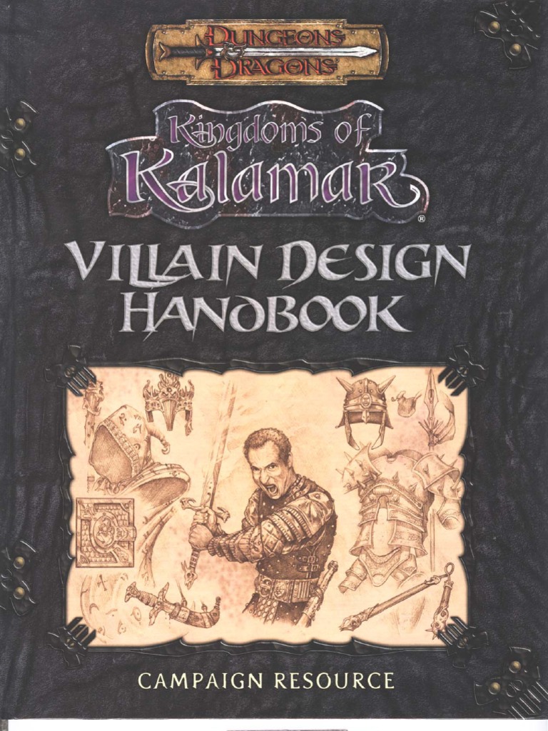 Kingdoms of Kalamar - Villain Design Handbook | PDF
