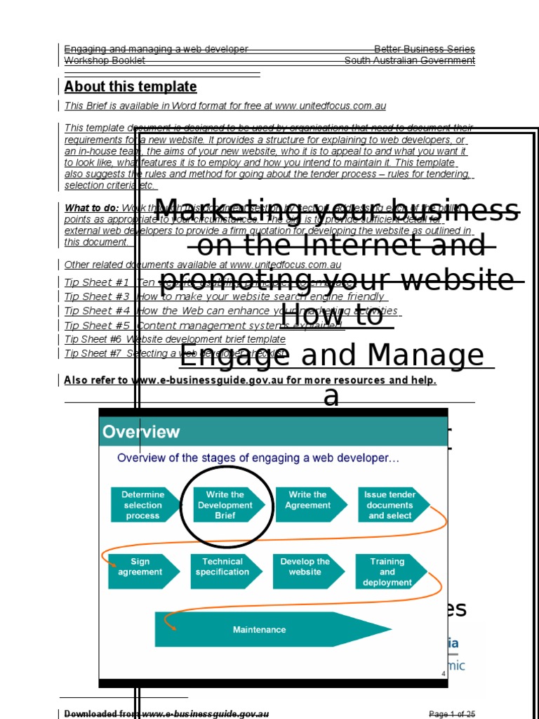Website Development Brief Template | PDF | Websites | World Wide Web