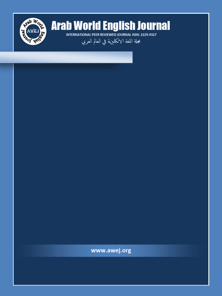 Cognitive Frames in Media Discourse AWEJ ESCI WoS USA | PDF | Semantics ...