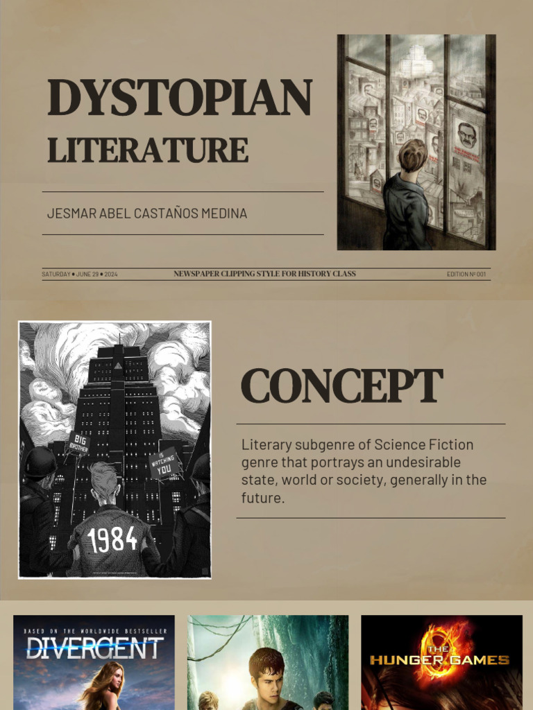 Dystopian Literature Presentation | PDF