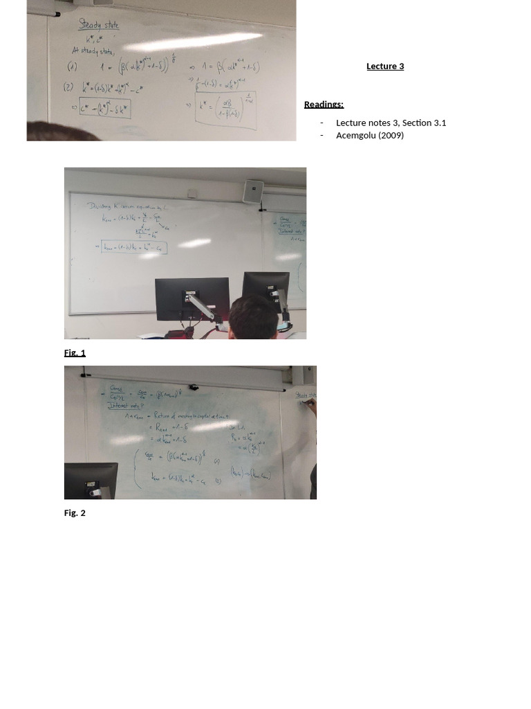 Macro Lecture 3 13.10.25 Consumption, Savings and Neoclassical Growth | PDF