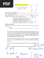 Math 126 Final Exam Instructions | PDF | Mathematical Objects ...
