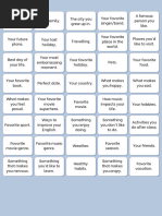 Telepathy Game Categories List | PDF