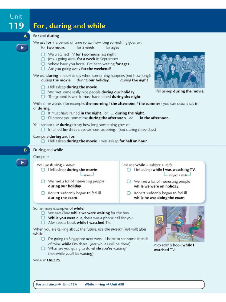 For, During, And While | PDF