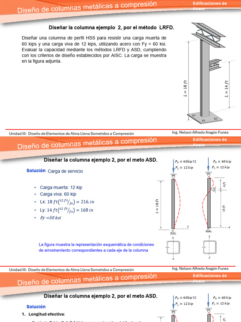 Diseño de Columna HSS Cuadrada | PDF | Física Aplicada e ...