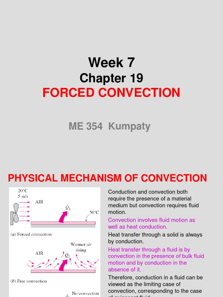 HT Forced Convection | PDF | Boundary Layer | Heat Transfer