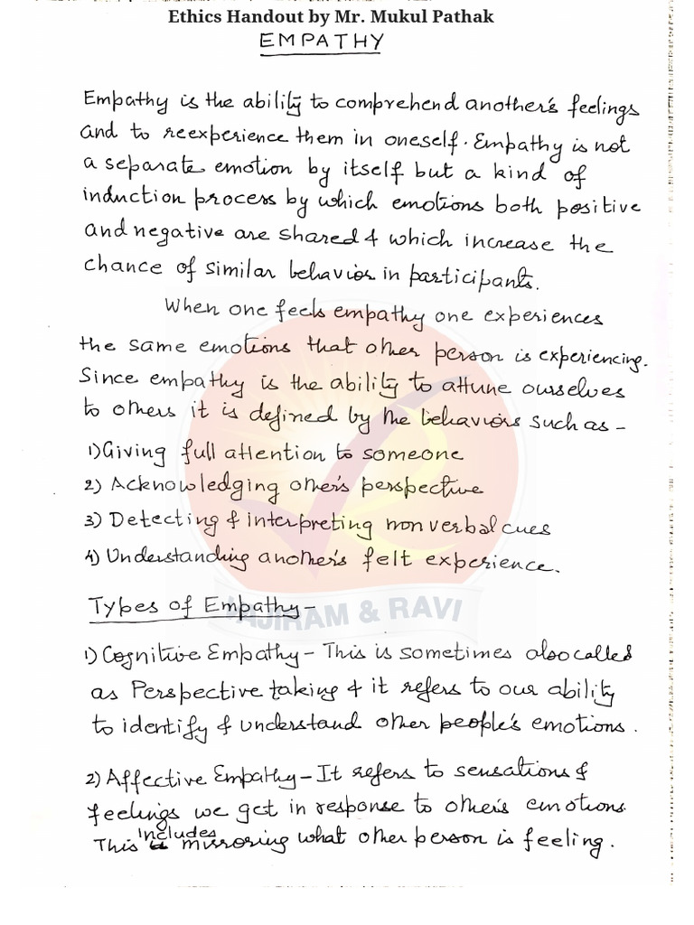 Empathy | PDF