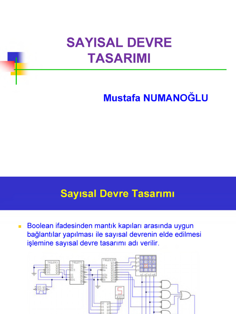 Sayısal Devre Tasarımı | PDF