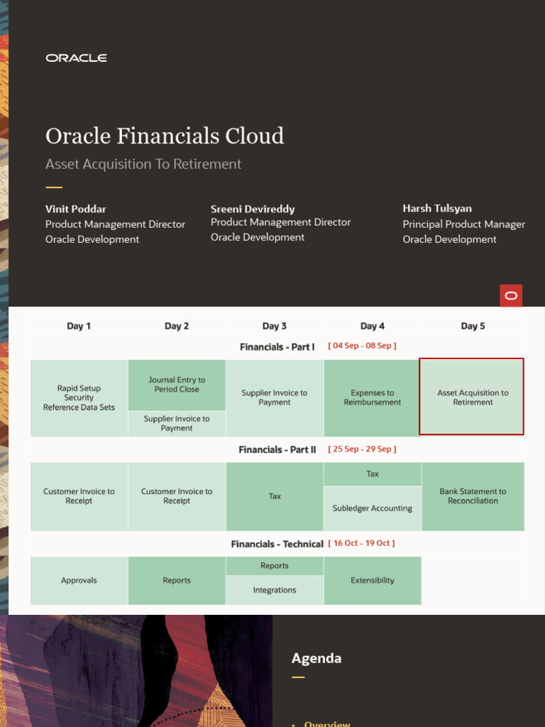 Oracle Financials Cloud: Asset Acquisition To Retirement | PDF ...