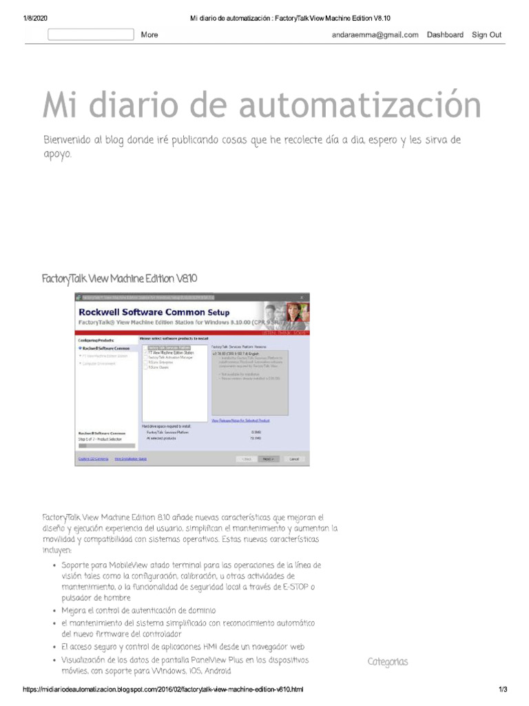 FactoryTalk View Machine Edition V8.1 | PDF