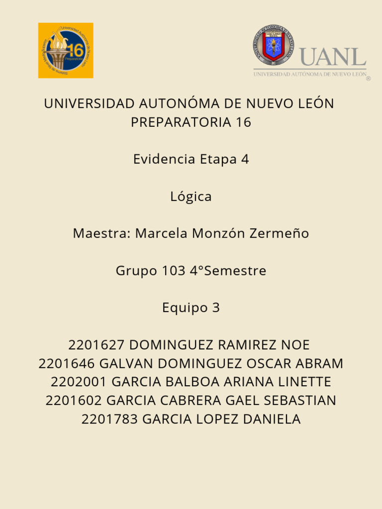 Equipo 3-Ev4-Lógica-Grupo103 | PDF | Sufrimiento