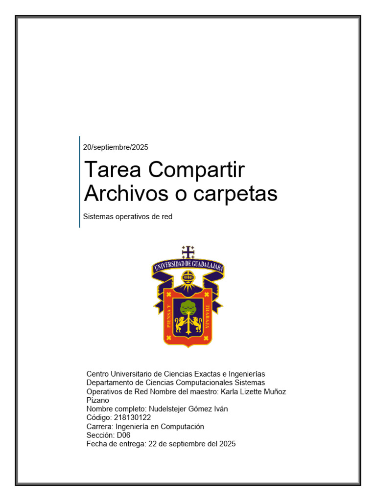 NudelstejerGómezIván Tarea Compartir Archivos o Carpetas | PDF ...