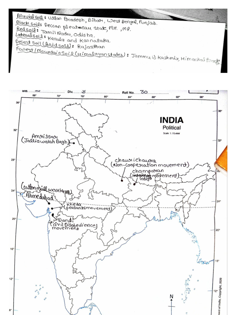 SST Map Done by Shristi Ma'Am | PDF
