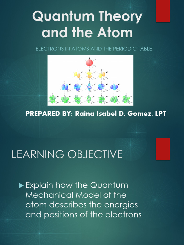Science 9 Quarter 2 - Quantum Model of An Atom | PDF | Atomic Orbital ...