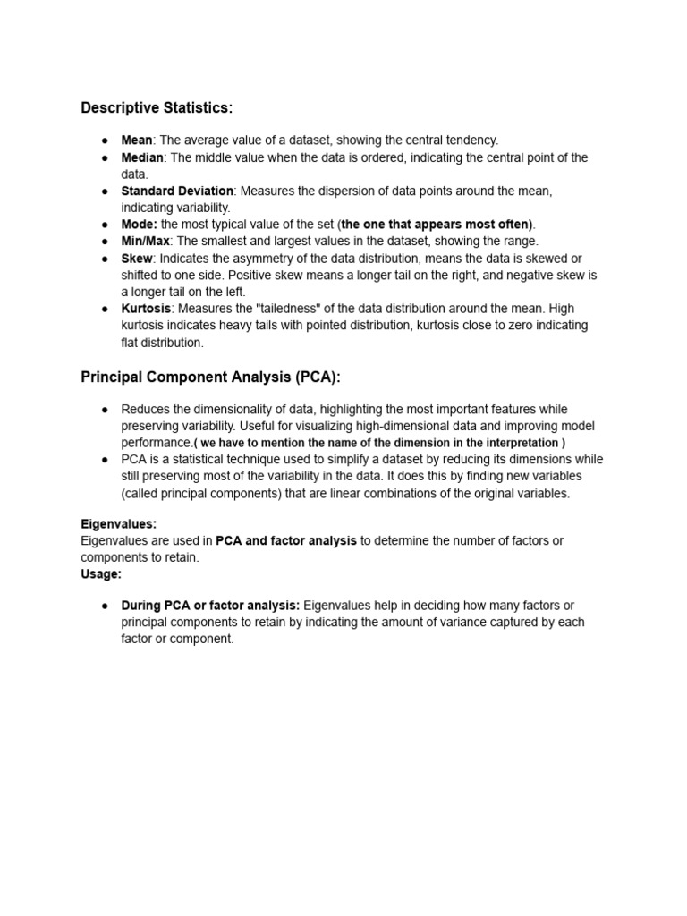 Interpretation of Data Minig | PDF | Principal Component Analysis ...