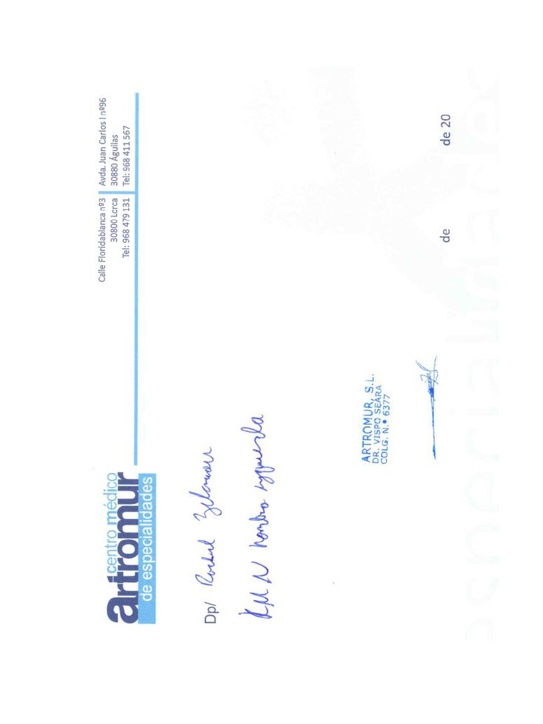 Prescripcion RMN Hombro Izquierdo | PDF