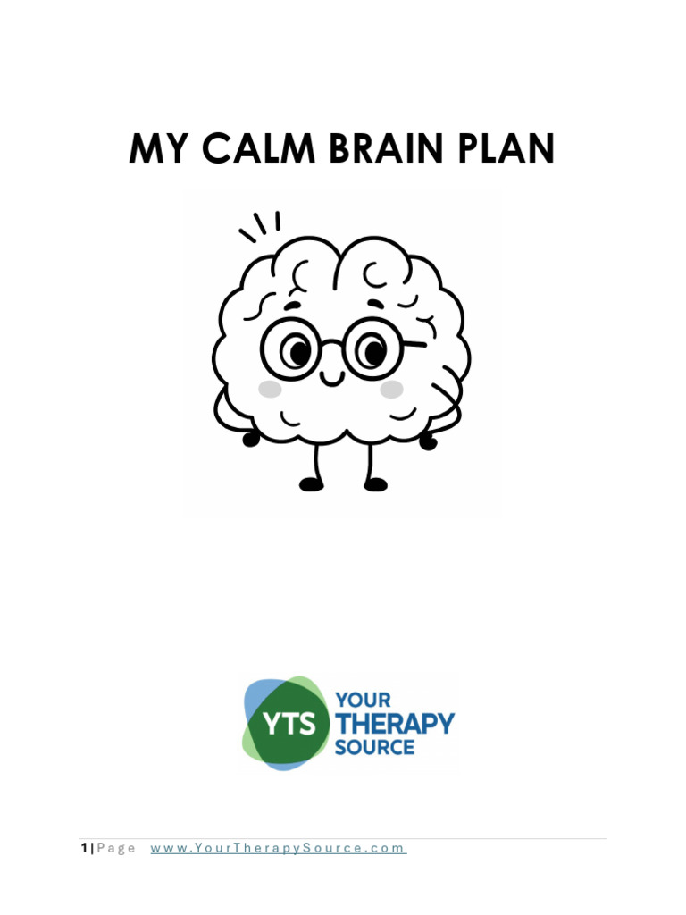 My Calm Brain Plan for Students | PDF | Brain | Empathy