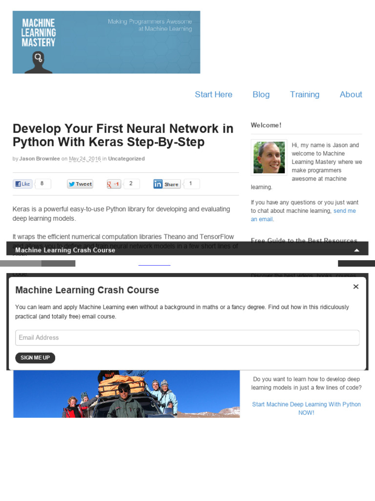 Tutorial First Neural Network Pyt | PDF | Machine Learning | Learning