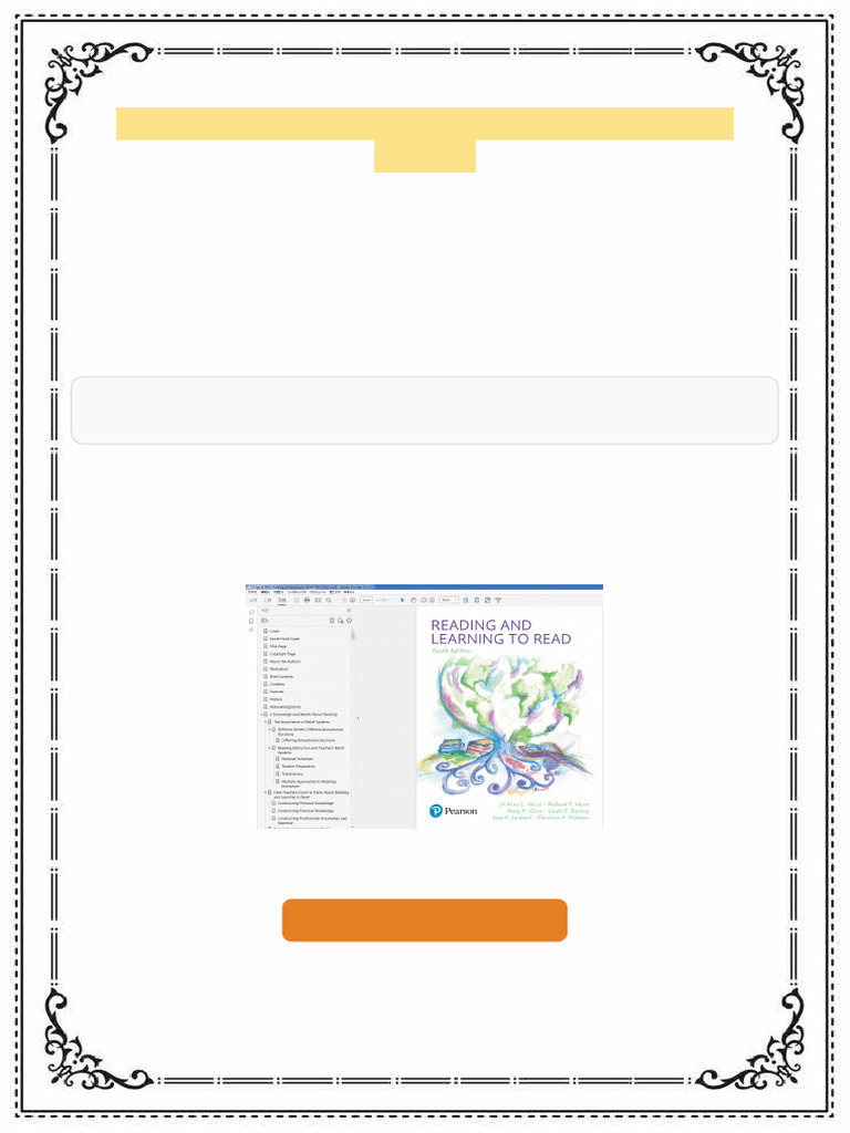 (Original PDF) Reading & Learning to Read 10th Edition online reading | PDF