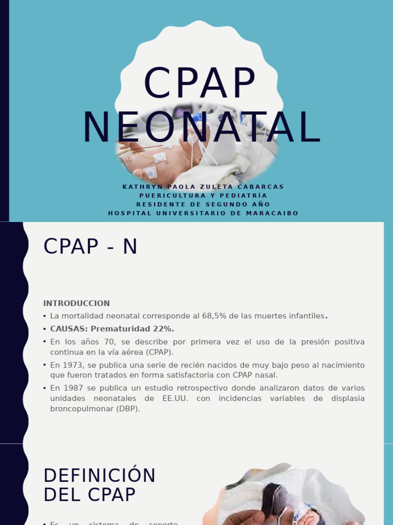 Cpap Neonatal | PDF | Neumología | Medicina CLINICA
