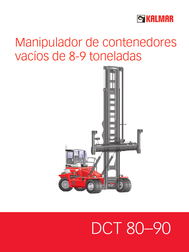 Kalmar Empty Handler Dct80 Manual de Mantenimiento | PDF | Información | Neumático