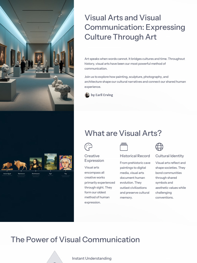 Visual Arts and Visual Communication Expressing Culture Through Art ...