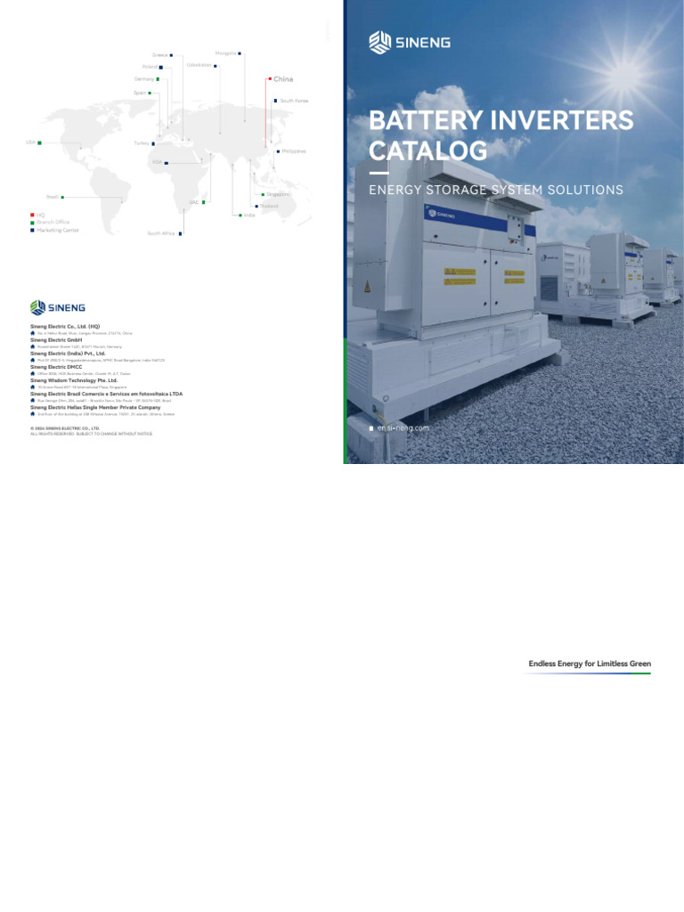 Sineng Electric Battery Inverter Catalog | PDF | Alternating Current ...