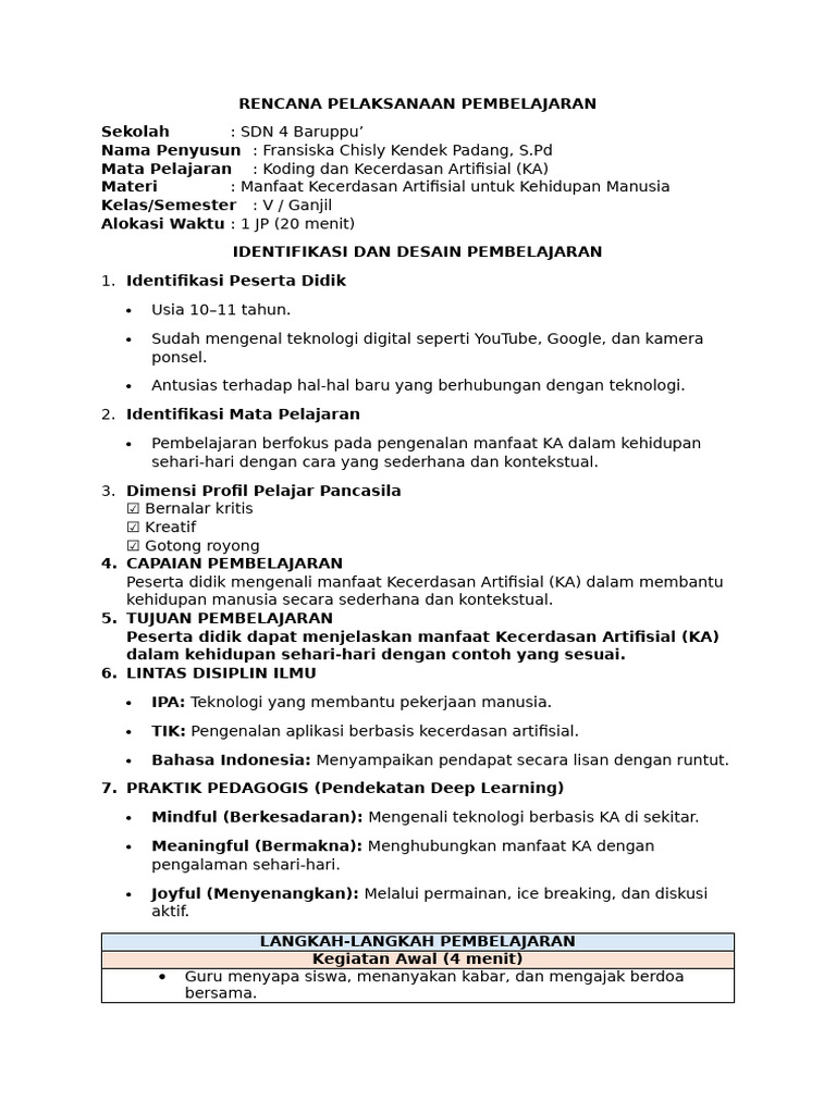 RPP OJT 3 FIX | PDF