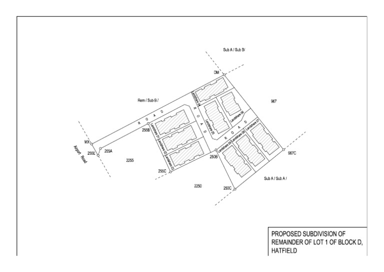 Remainder of Lot 1 of Block D Hatfield Proposal-Model | PDF