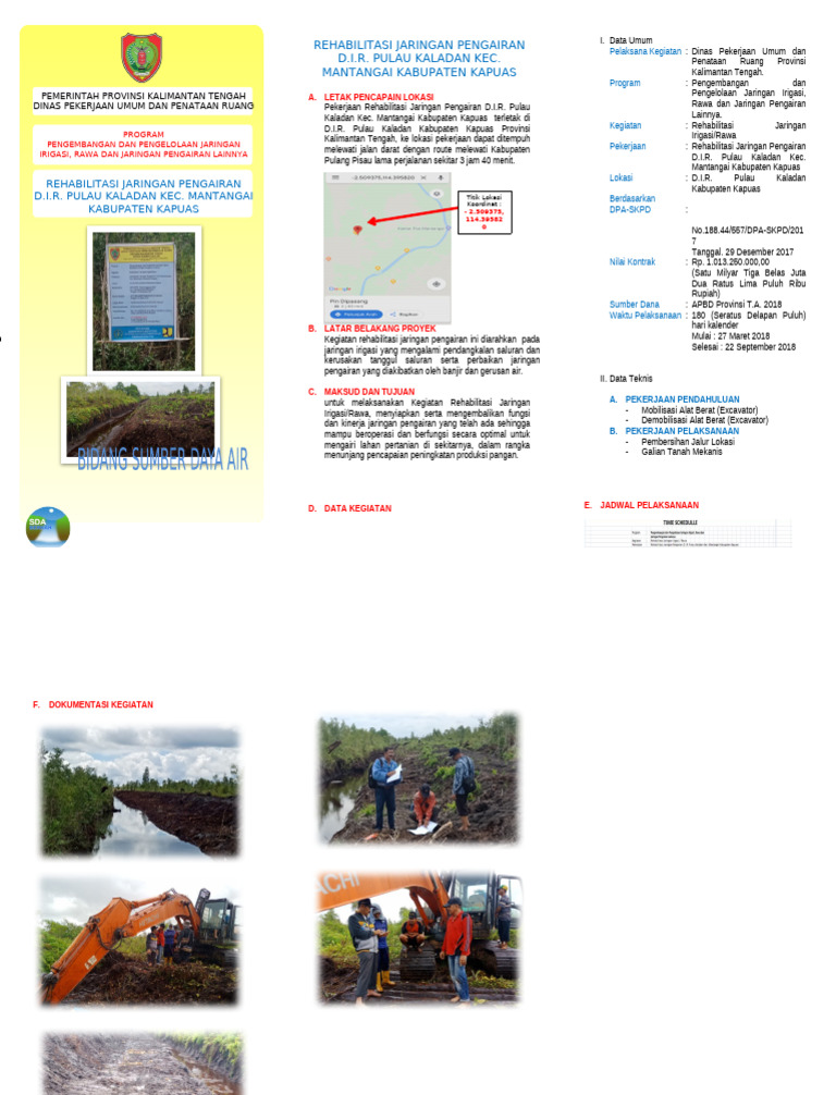 Contoh Leaflet DIR PULAU KALADAN | PDF