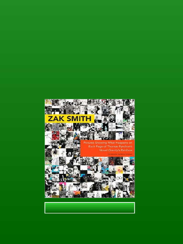 Pictures Showing What Happens On Each Page Of Thomas Pynchons Novel Gravitys Rainbow Revised ...