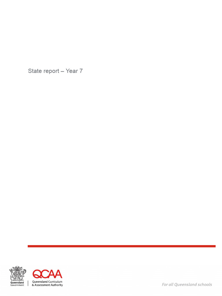 NAPLAN Year 7 State Report 2017 | PDF | Grammar | Linguistics