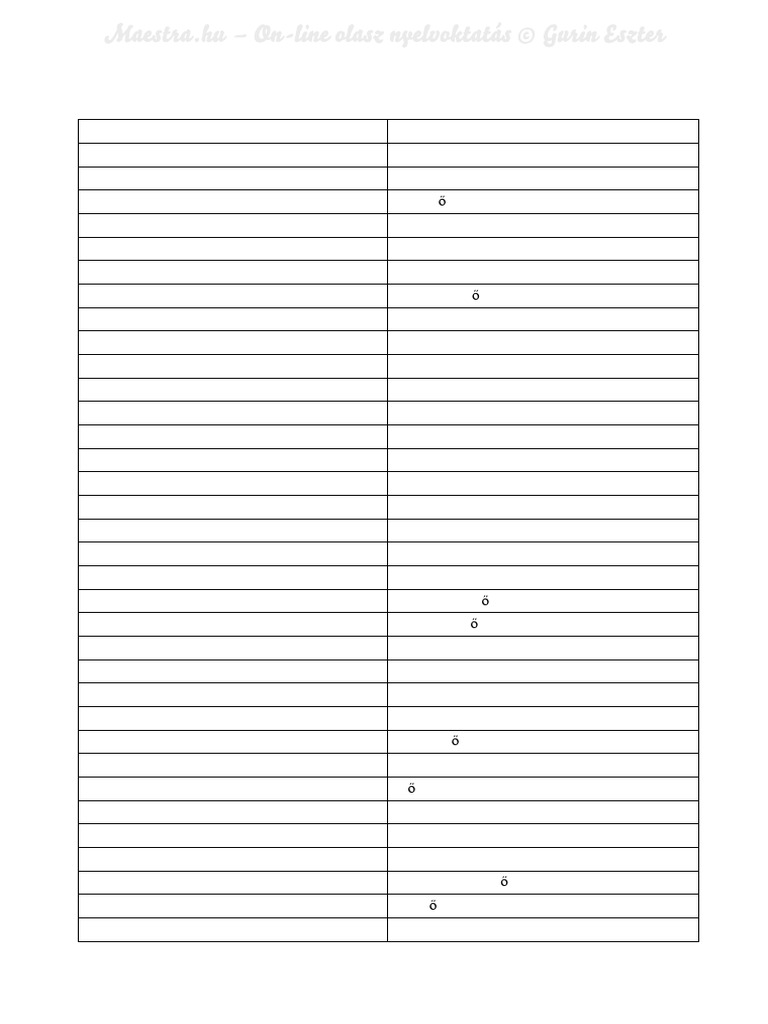 Ingyenes Nyelvtani Tablazat 07 | PDF