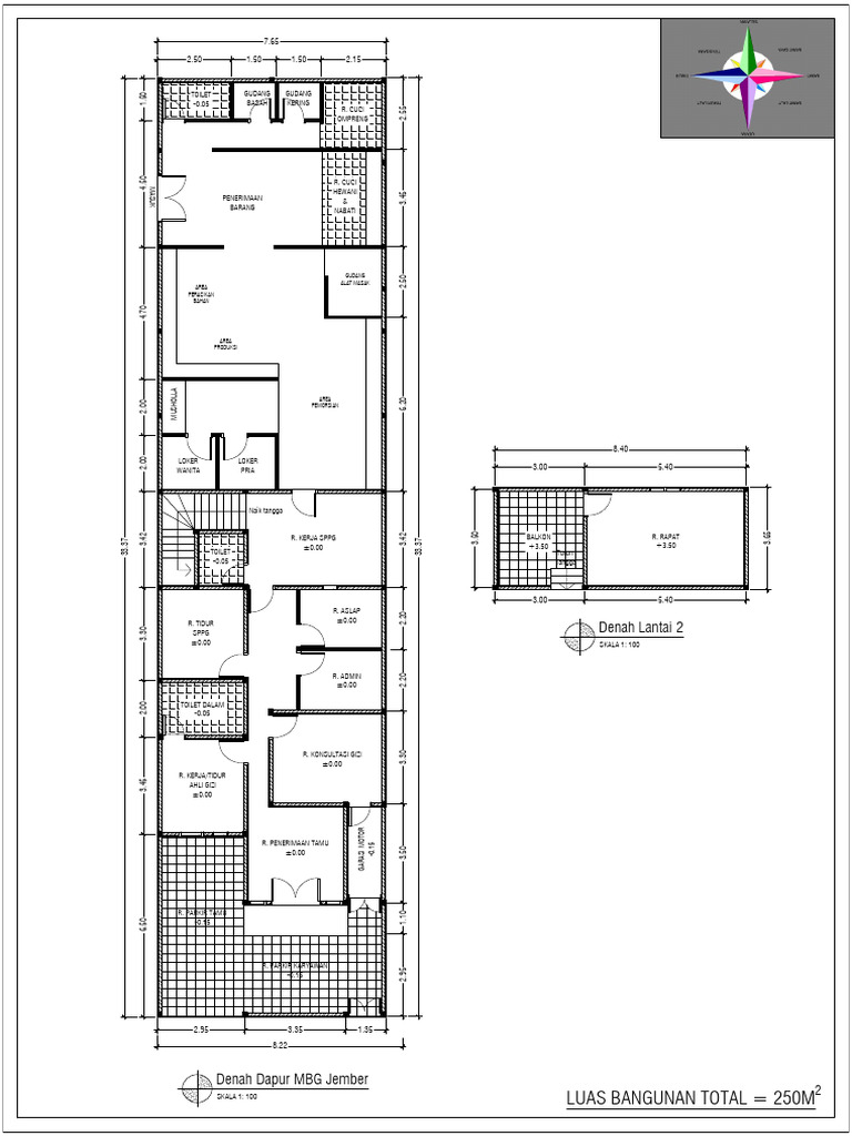Denah Dapur dan Ruang Fasilitas MBG | PDF