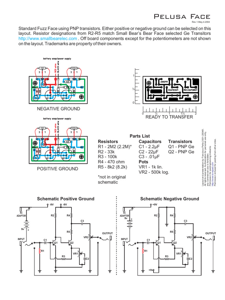 #Fuzz Face | PDF | Analog Circuits | Electronic Circuits