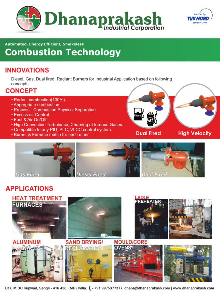 Combustion Burners | PDF