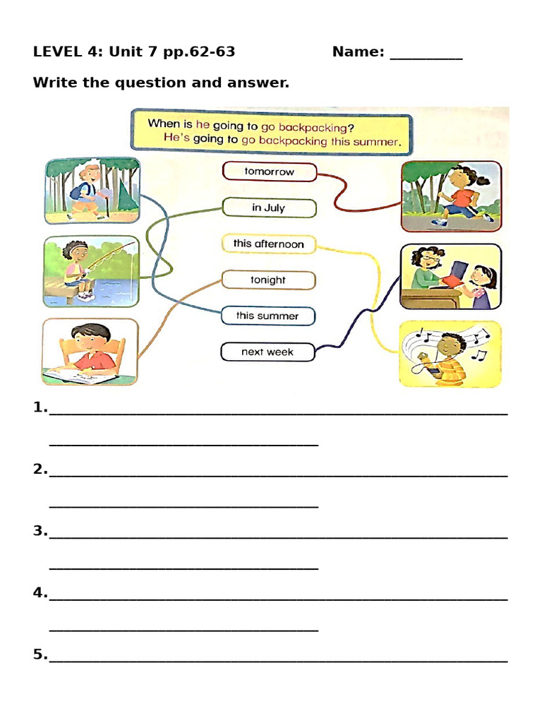 Level 4 Unit 7 Pp. 62-63 | PDF