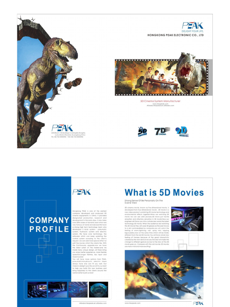 5D cinema-PEAK Company | PDF