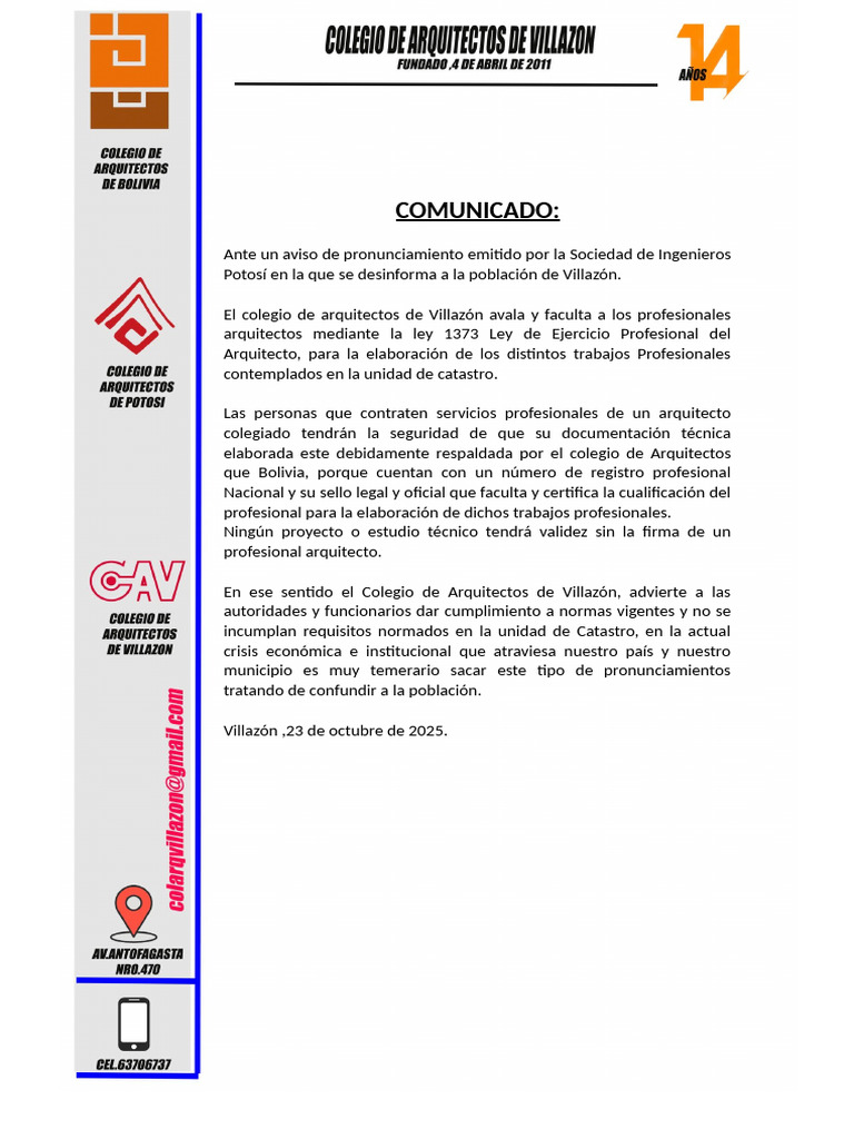 Comunicado | PDF