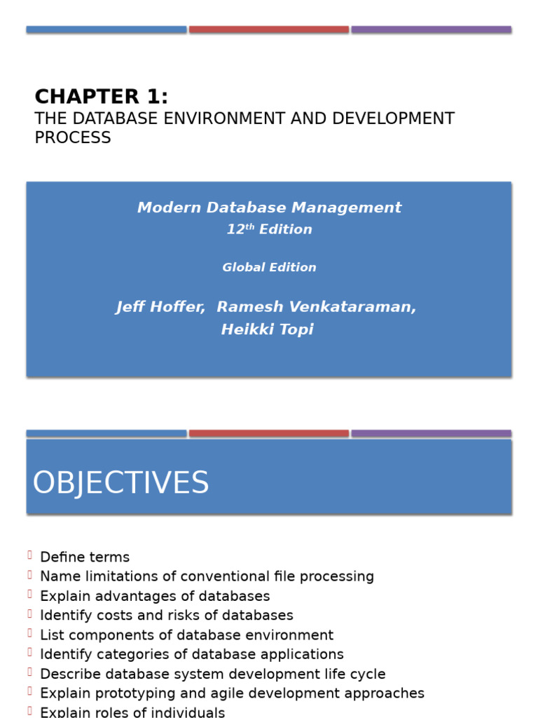 Hoffer Mdm12e PP Ch01 | PDF | Databases | Conceptual Model