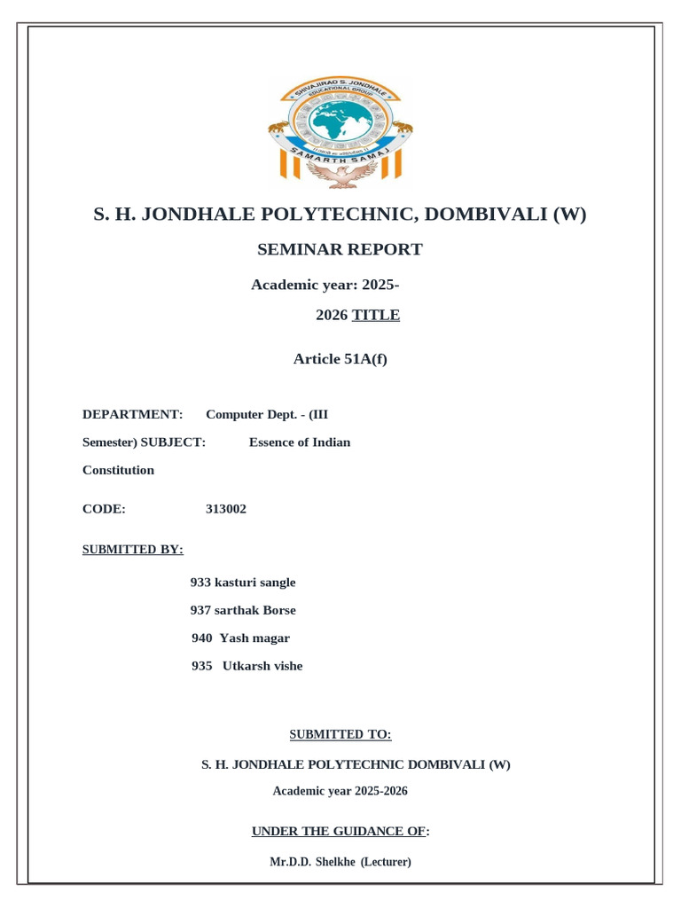 Add in Report Mising Part | PDF | Mentorship