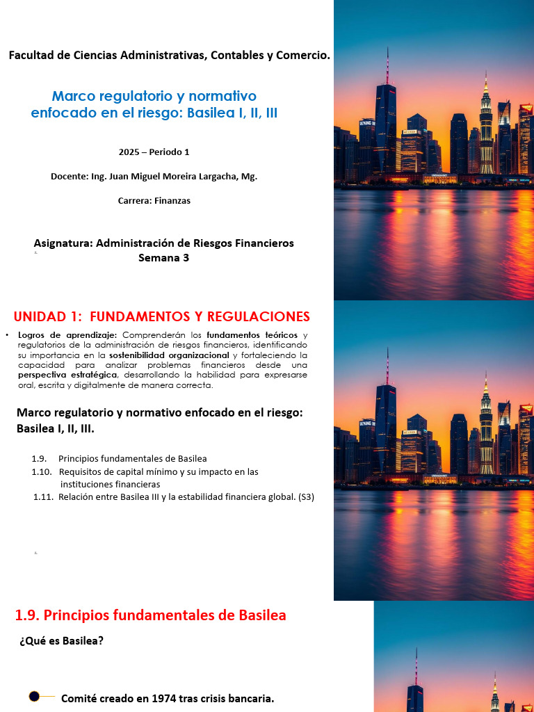 s3. - Basilea I, II, III Arf 2025-2 | PDF | Basilea Iii | Bancos